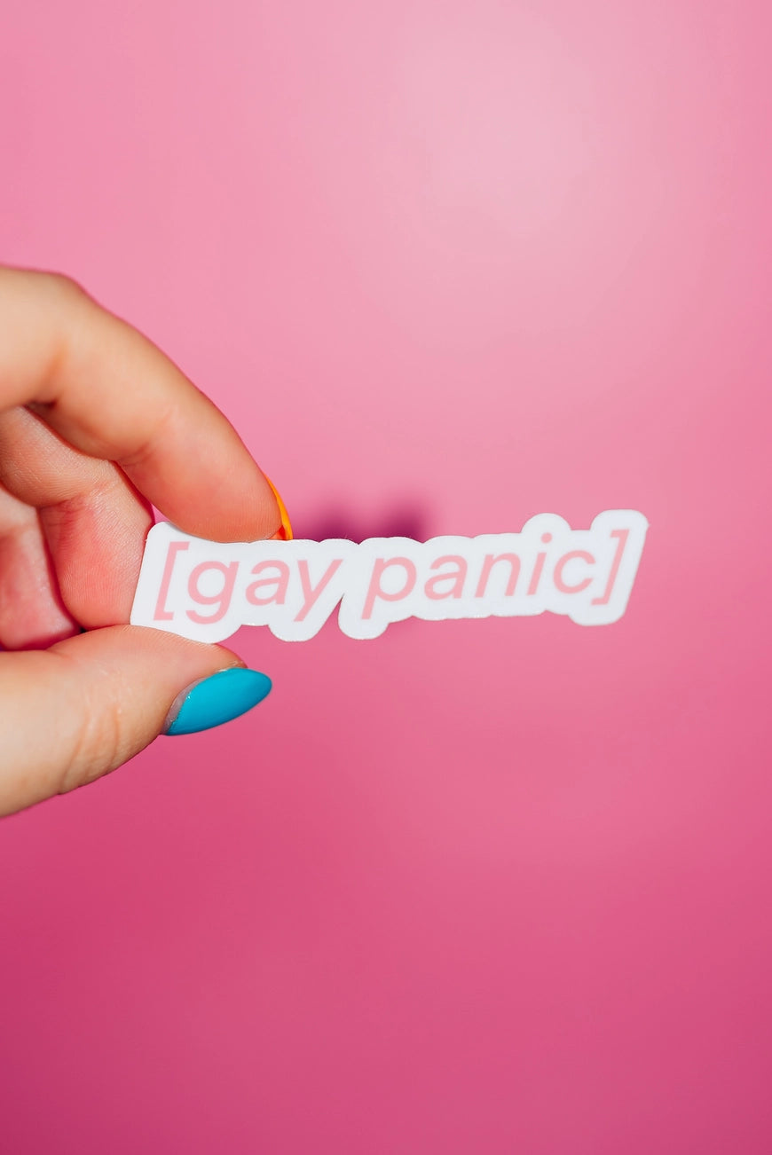 Gay Panic Sticker – Modern Legend, LLC.