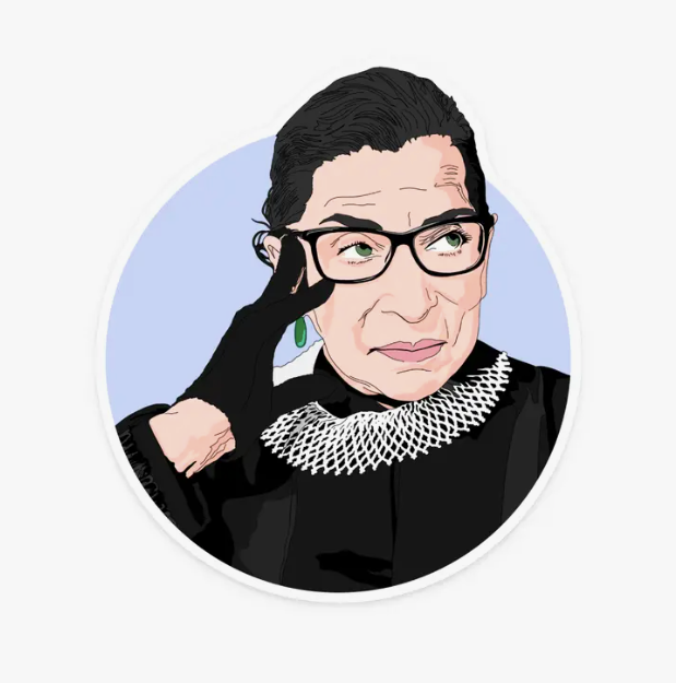 Ruth Bader Ginsburg Sticker – Modern Legend, LLC.