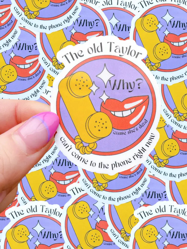 The Old Taylor Phone Sticker – Modern Legend, LLC.