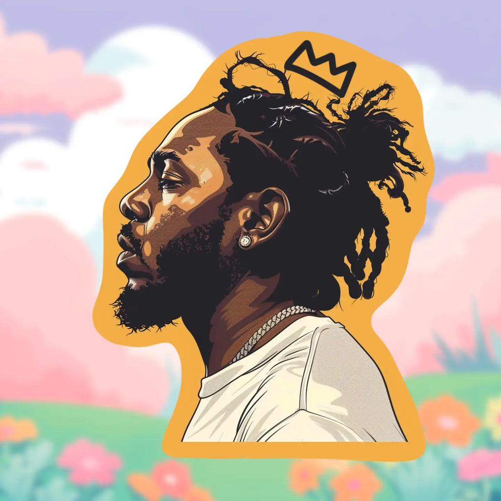 Kendrick Lamar Crown Sticker – Modern Legend, LLC.