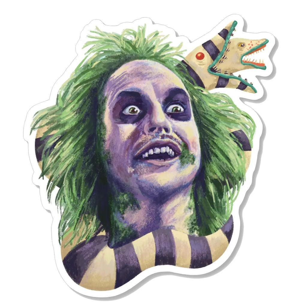 Beetlejuice! Beetlejuice! Beetlejuice! Sticker – Modern Legend, LLC.