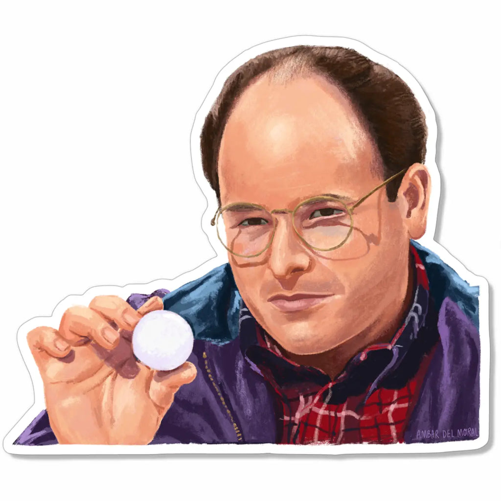 George Costanza Seinfeld Sticker – Modern Legend, LLC.