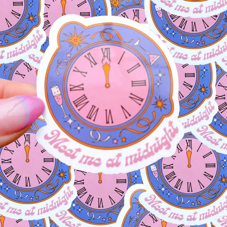 Midnight Clock Sticker – Modern Legend, LLC.