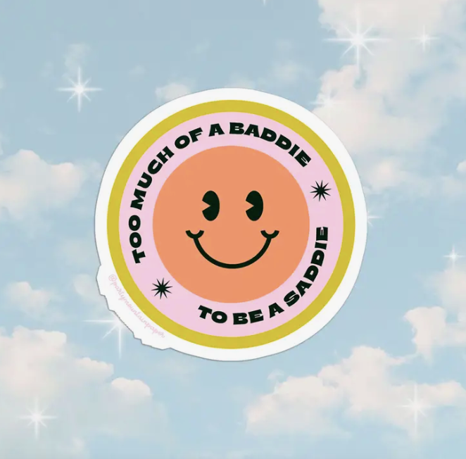 Baddie Saddie Sticker – Modern Legend, LLC.