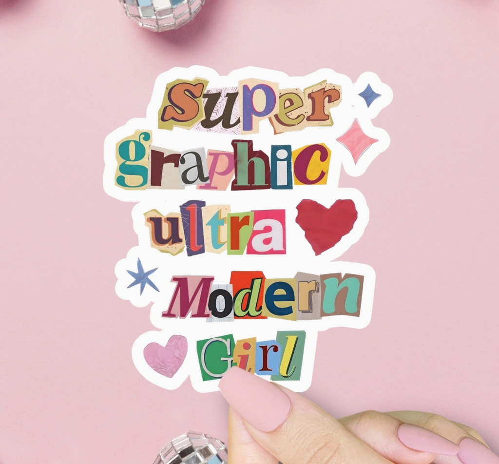 Super Graphic Ultra Modern Girl Chappell Roan Sticker – Modern Legend, LLC.
