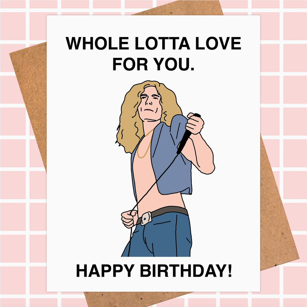 Led Zeppelin Birthday Card – Modern Legend, LLC.
