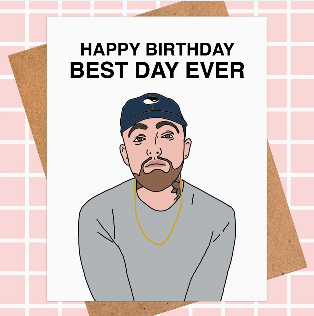 Mac Miller Birthday Card – Modern Legend, LLC.