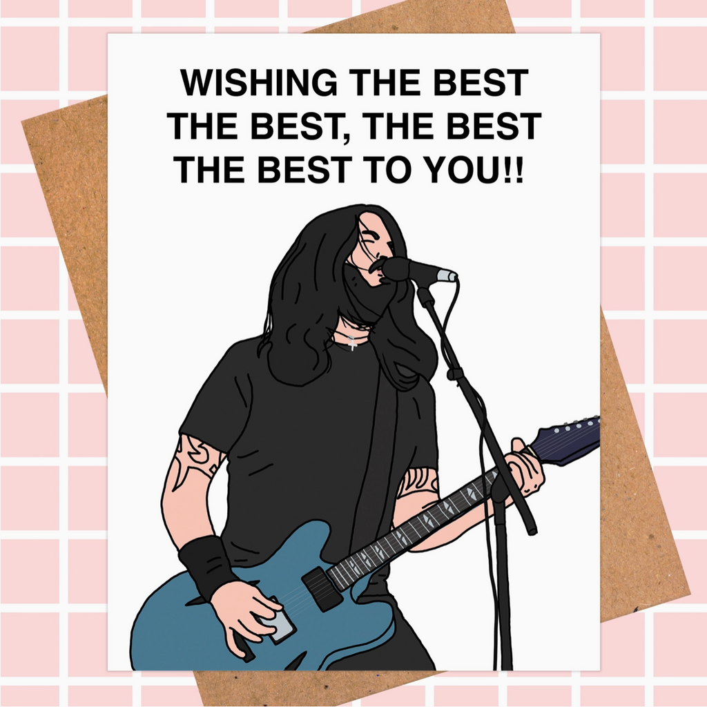 David Grohl Birthday Card – Modern Legend, LLC.