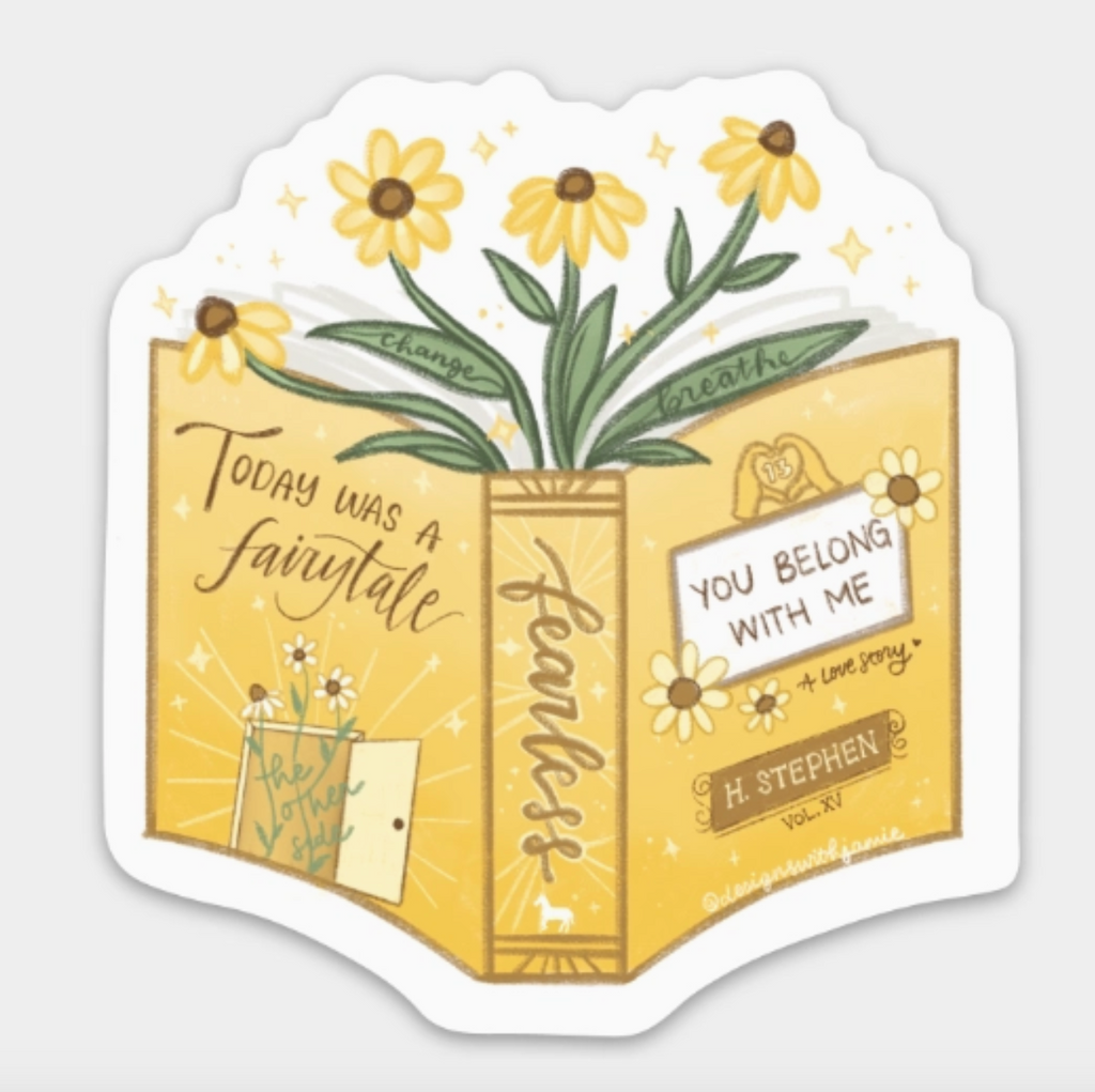 Taylor Swift Fearless Book Sticker – Modern Legend, LLC.
