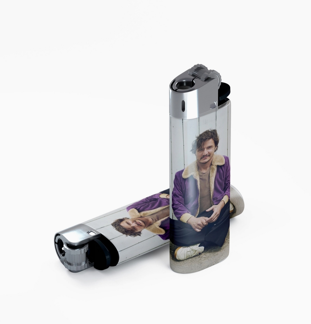 Pedro Pascal Purple Jacket Lighter – Modern Legend, LLC.