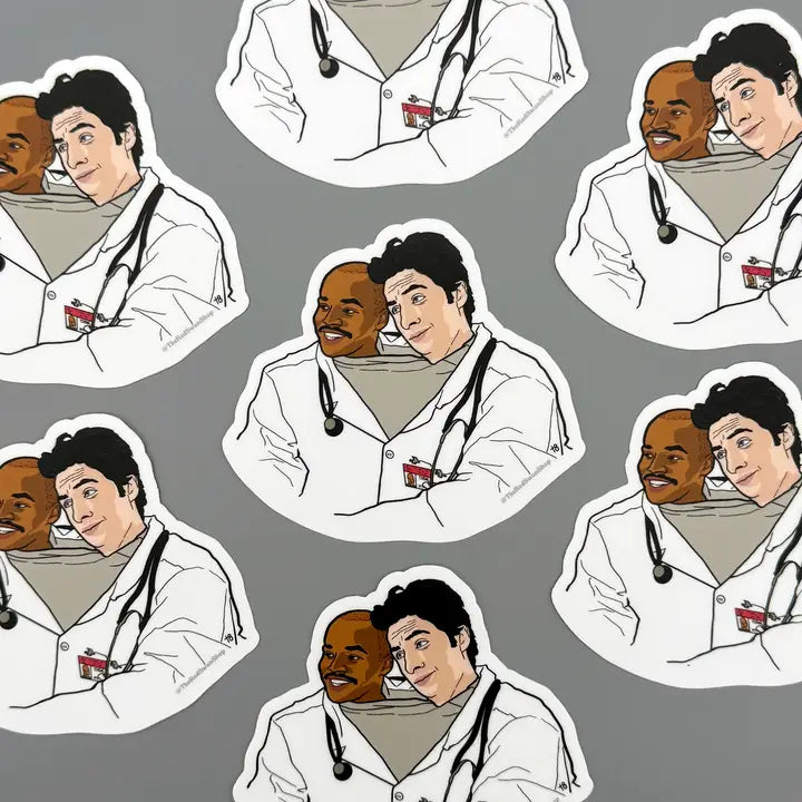 JD & Turk Scrubs Sticker – Modern Legend, LLC.