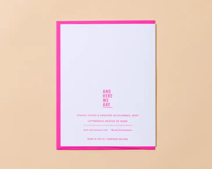 Open Bar Wedding Card – Modern Legend, LLC.