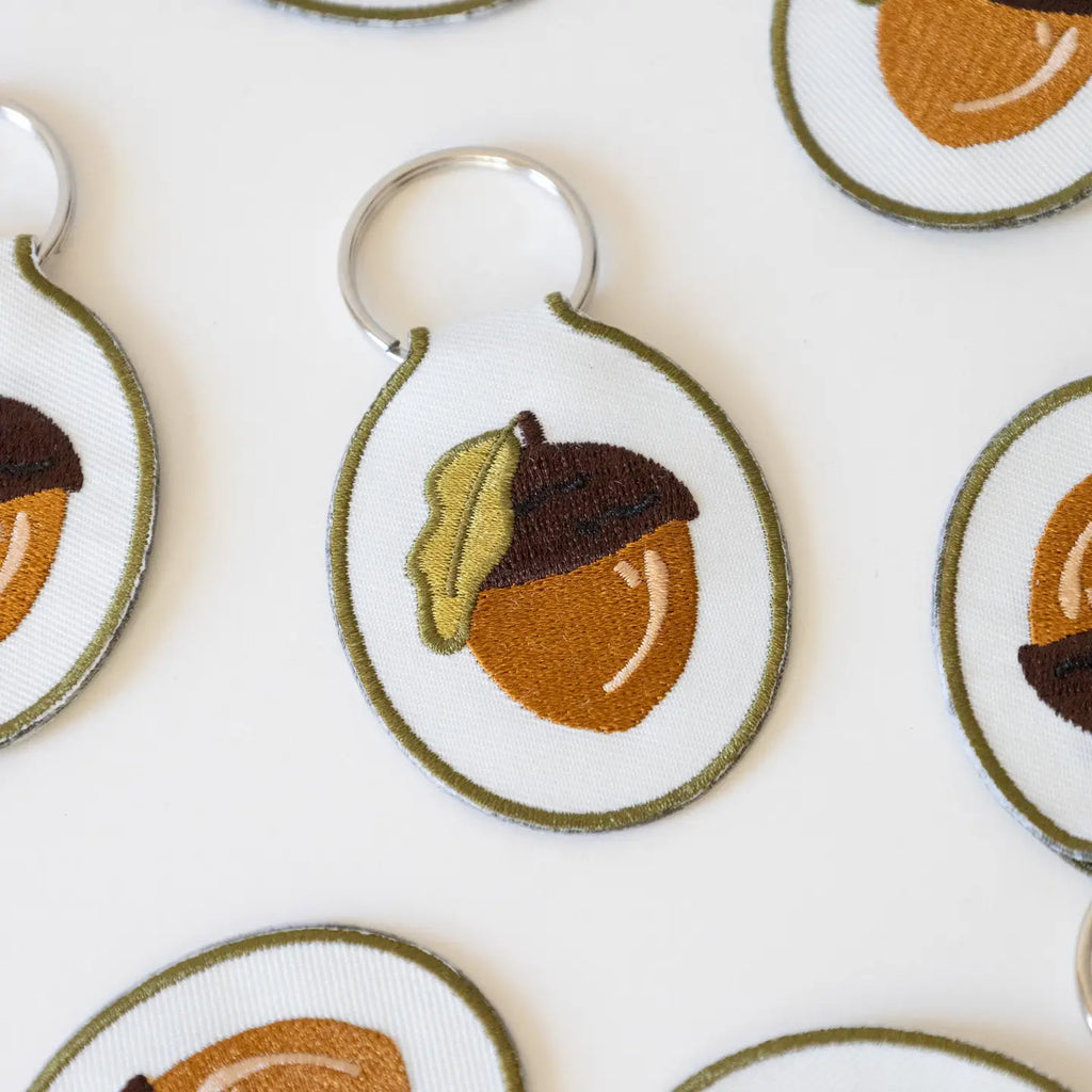 Acorn Embroidered Keychain – Modern Legend, LLC.
