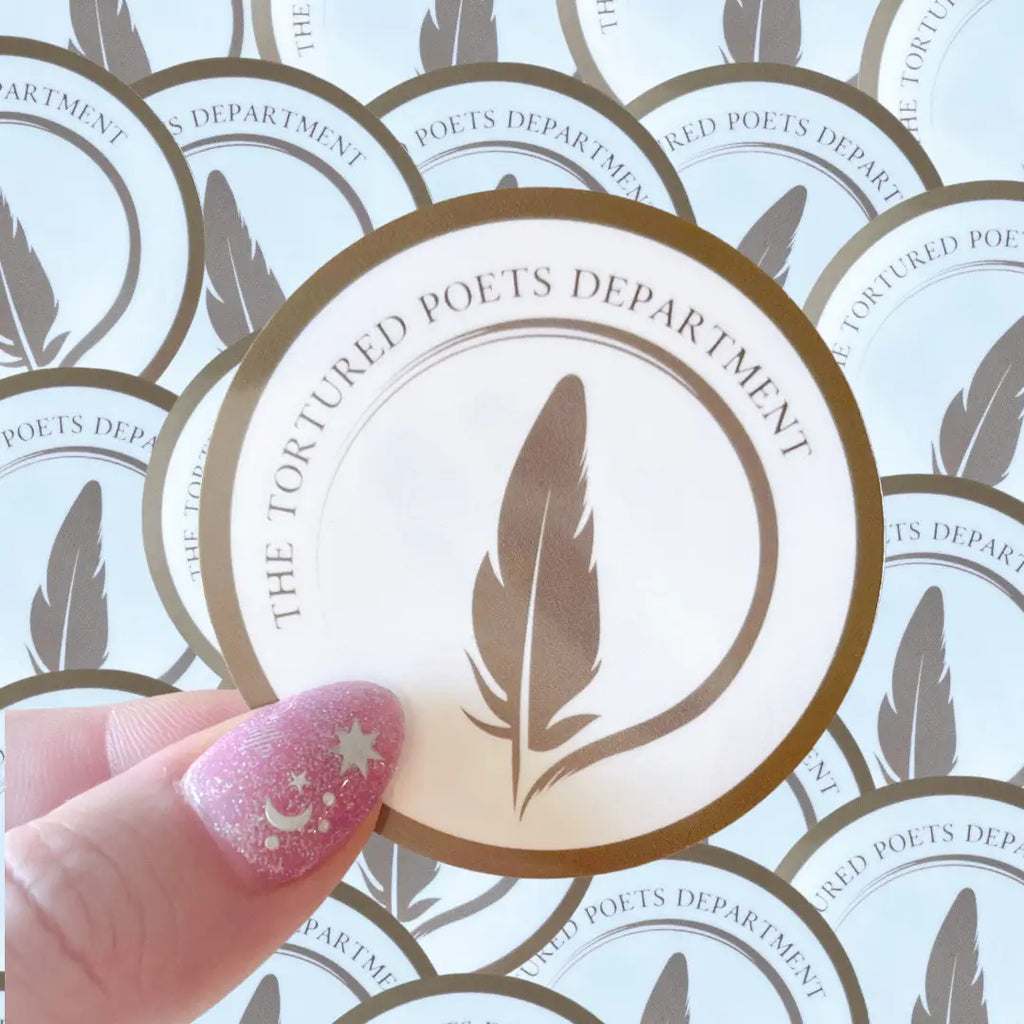 TTPD Logo Sticker White – Modern Legend, LLC.