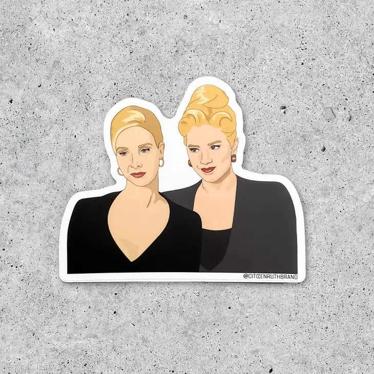 Romy & Michelle Sticker – Modern Legend, LLC.