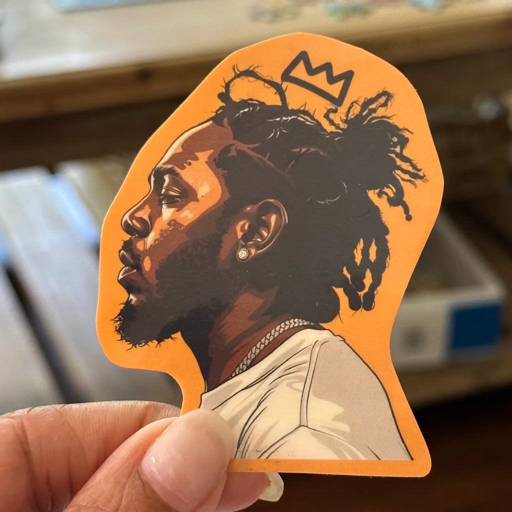 Kendrick Lamar Crown Sticker – Modern Legend, LLC.
