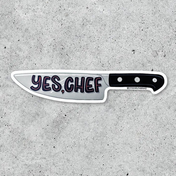 Yes, Chef Sticker – Modern Legend, LLC.