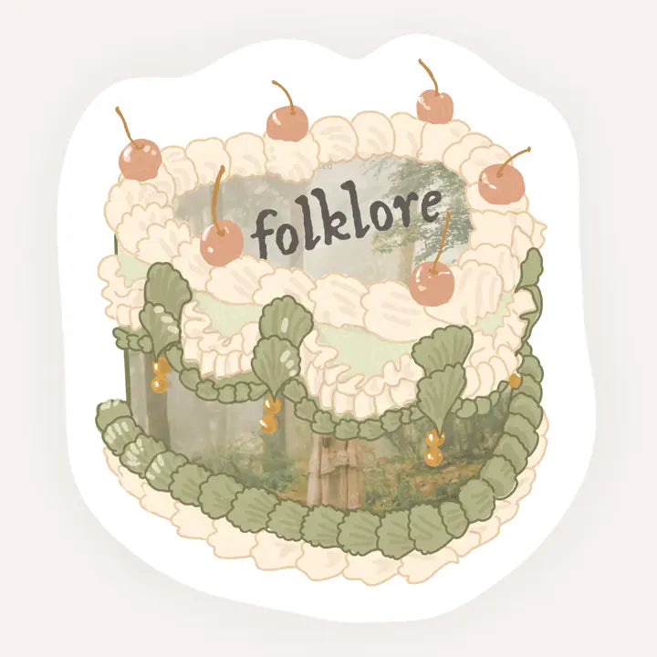 Folklore Cake Sticker – Modern Legend, LLC.
