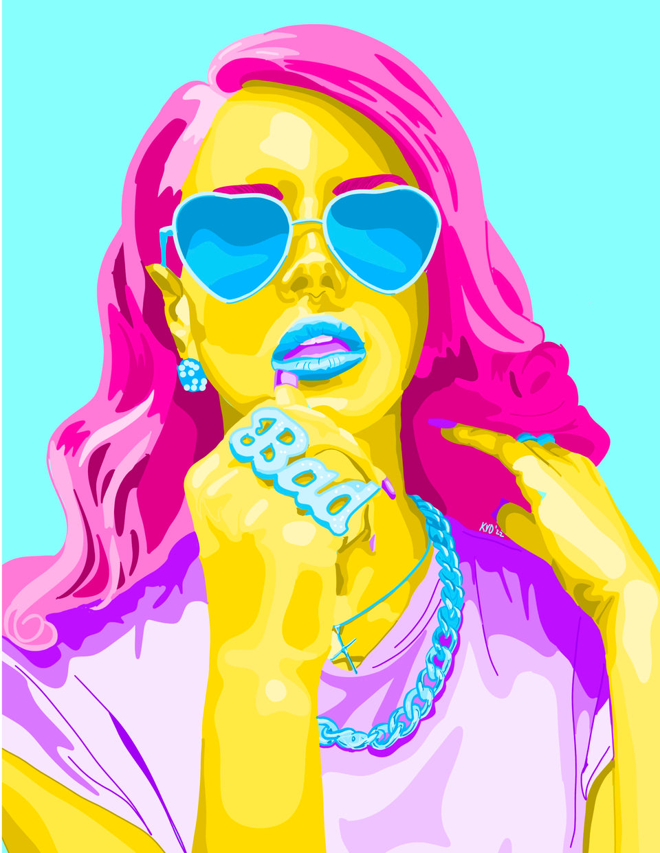 Lana Pop Art Print – Modern Legend, LLC.