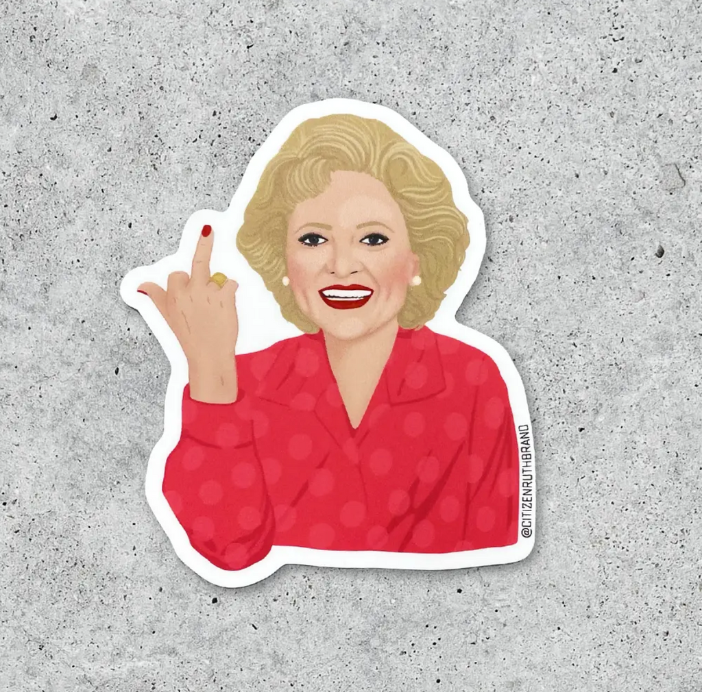 Betty Finger Sticker – Modern Legend, LLC.