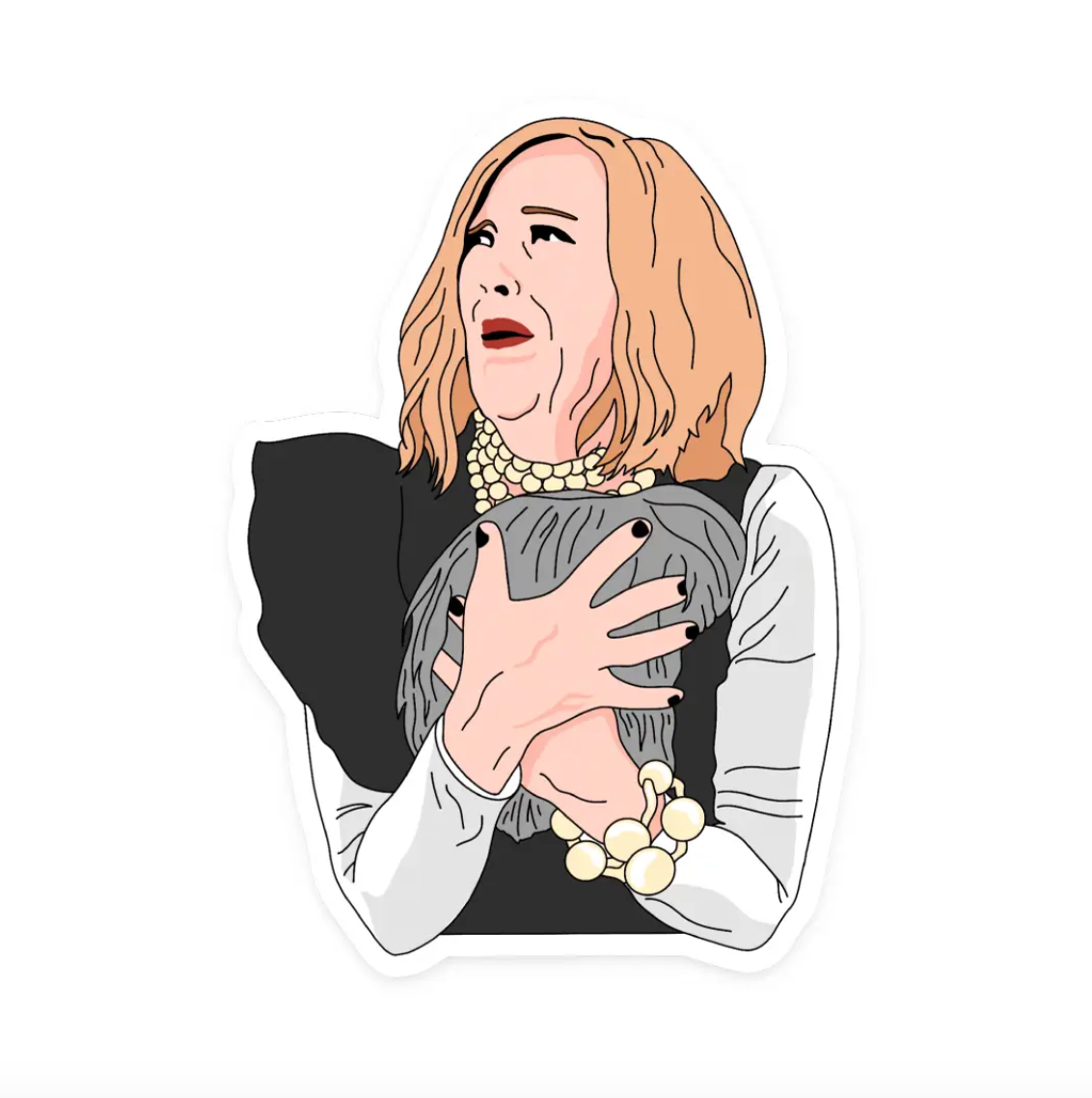 MOIRA CRYING STICKER – Modern Legend, LLC.