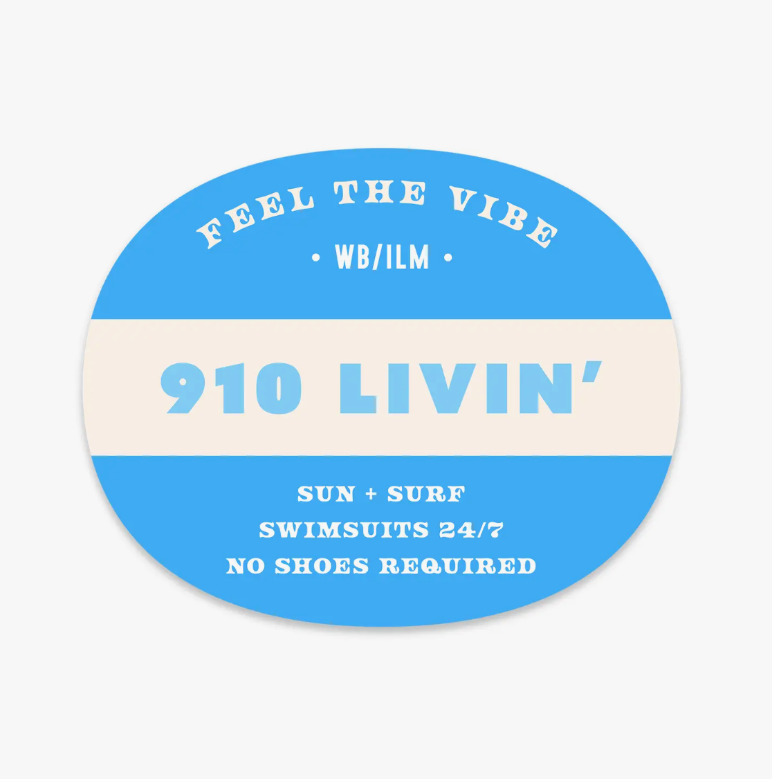 910 Livin' Sticker – Modern Legend, LLC.