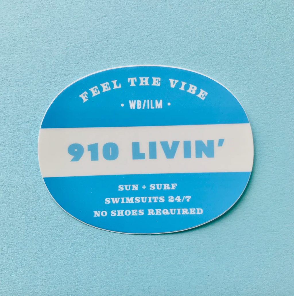 910 Livin' Sticker – Modern Legend, LLC.