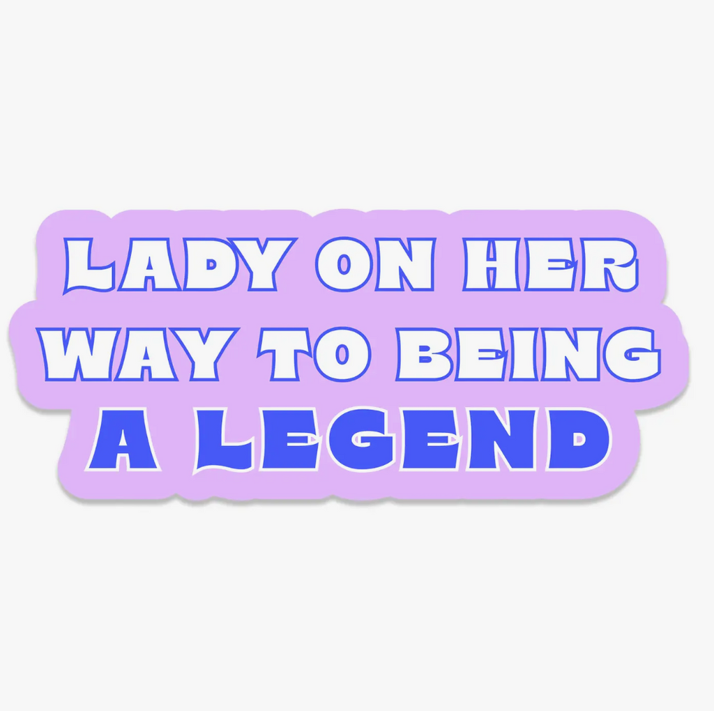 Lady Legend Sticker – Modern Legend, LLC.