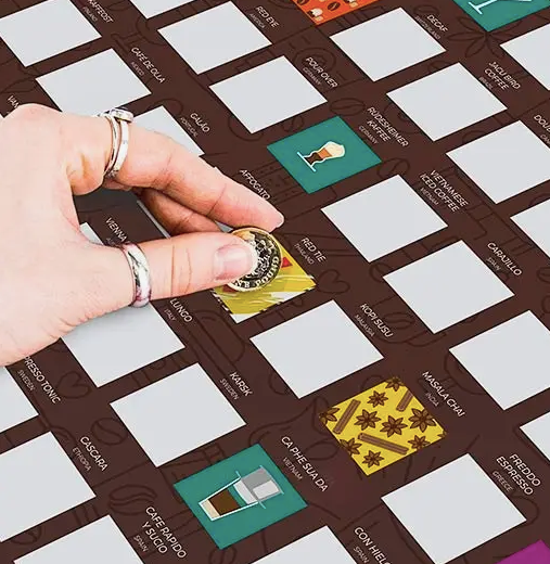 100 Coffees Bucket List Poster – Modern Legend, LLC.