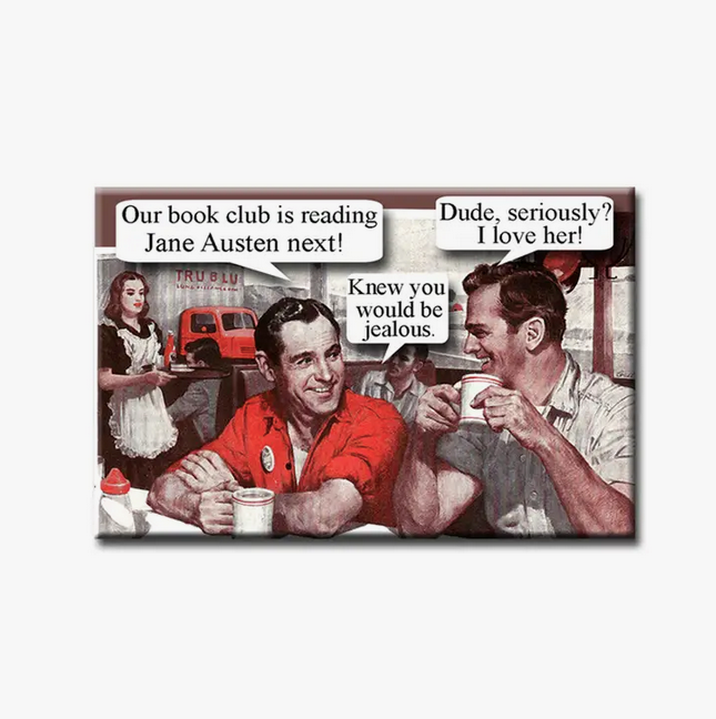 Jane Austen Book Lovers Magnet – Modern Legend, LLC.