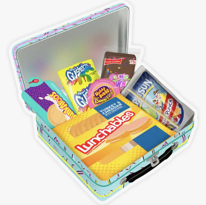 90s Nostalgia Lunchbox Sticker – Modern Legend, LLC.