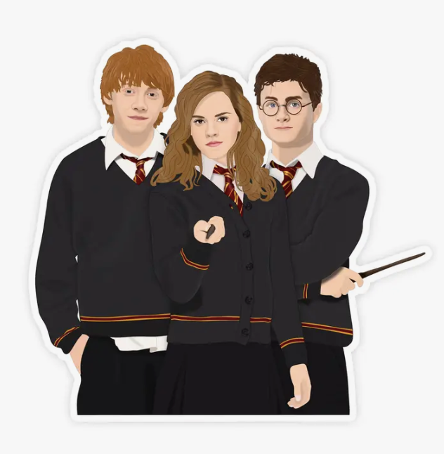 Harry Potter Trio Sticker – Modern Legend, LLC.