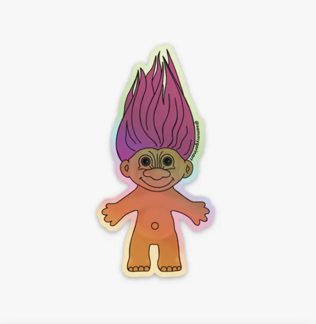 Holographic Troll Sticker – Modern Legend, LLC.