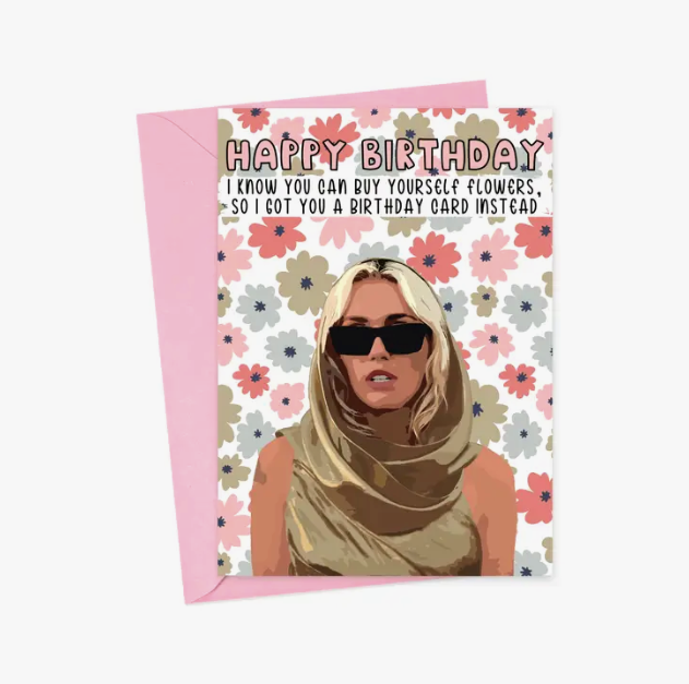 Miley Cyrus Flowers Card – Modern Legend, LLC.