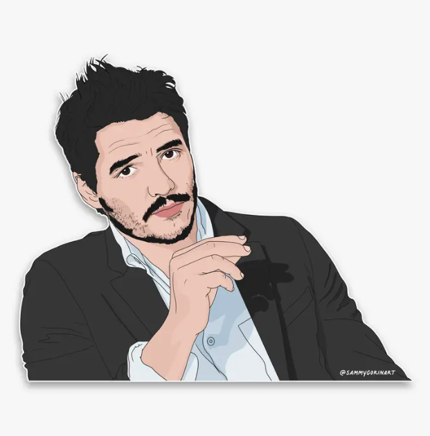 Pedro Pascal Sticker – Modern Legend, LLC.