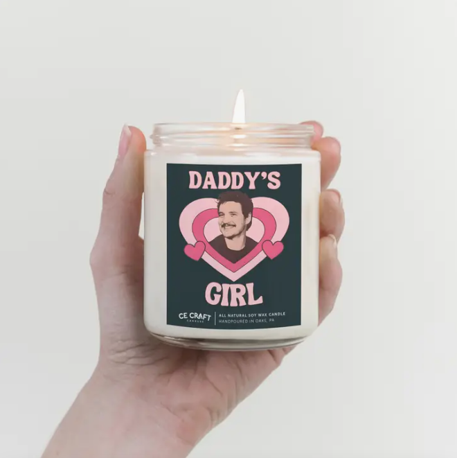 Pedro Pascal Daddy Candle – Modern Legend, LLC.